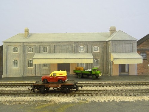 MODEL TOWN BACKSCENES OO GAUGE RAILWAY GOODS BUILDING (MT0016) | eBay UK