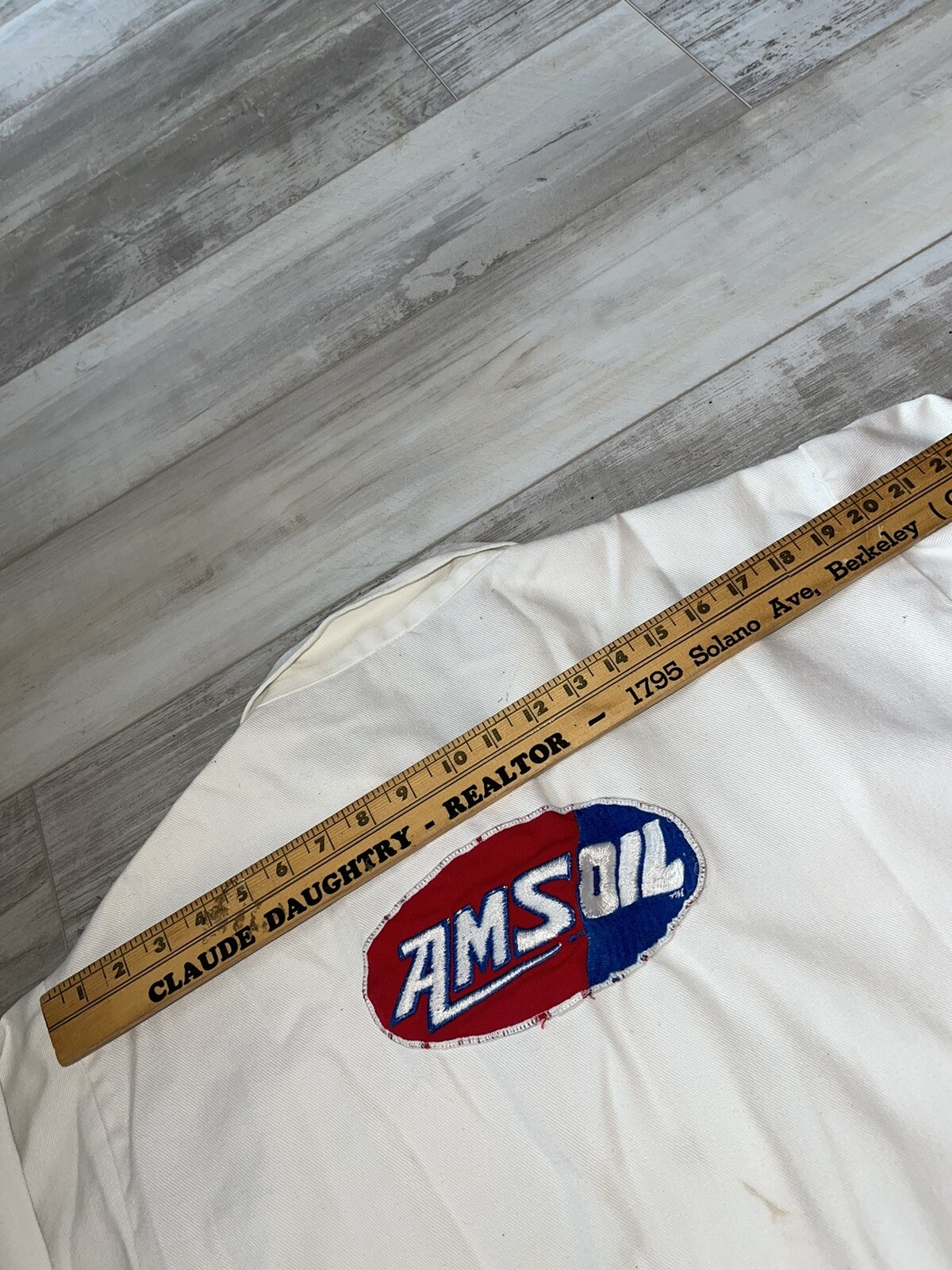 VTG 1960s Amsoil USA Jacket/Smock/Lab Coat Racing Rac… - Gem