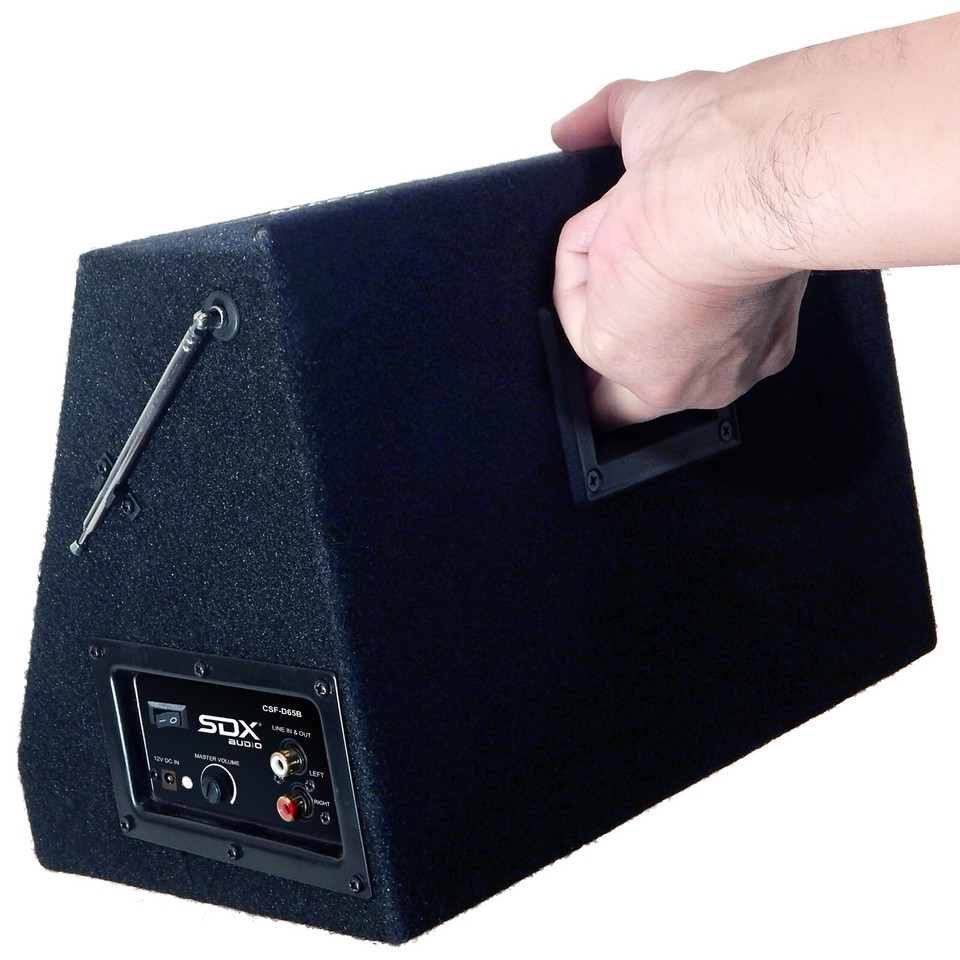 SDX Audio Portable Bluetooth Docking 200W Speaker System works w Phone ...