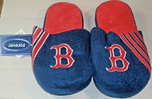 MLB Boston Red Sox Stripe Logo Dot Sole Slippers Size M by FOCO ...