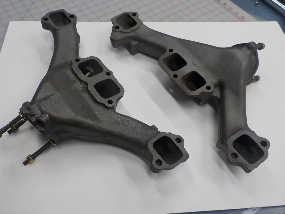 1958-1964 CHEVROLET 348 409 HI-PERF 2.5 INCH EXHAUST MANIFOLDS RIGHT ...