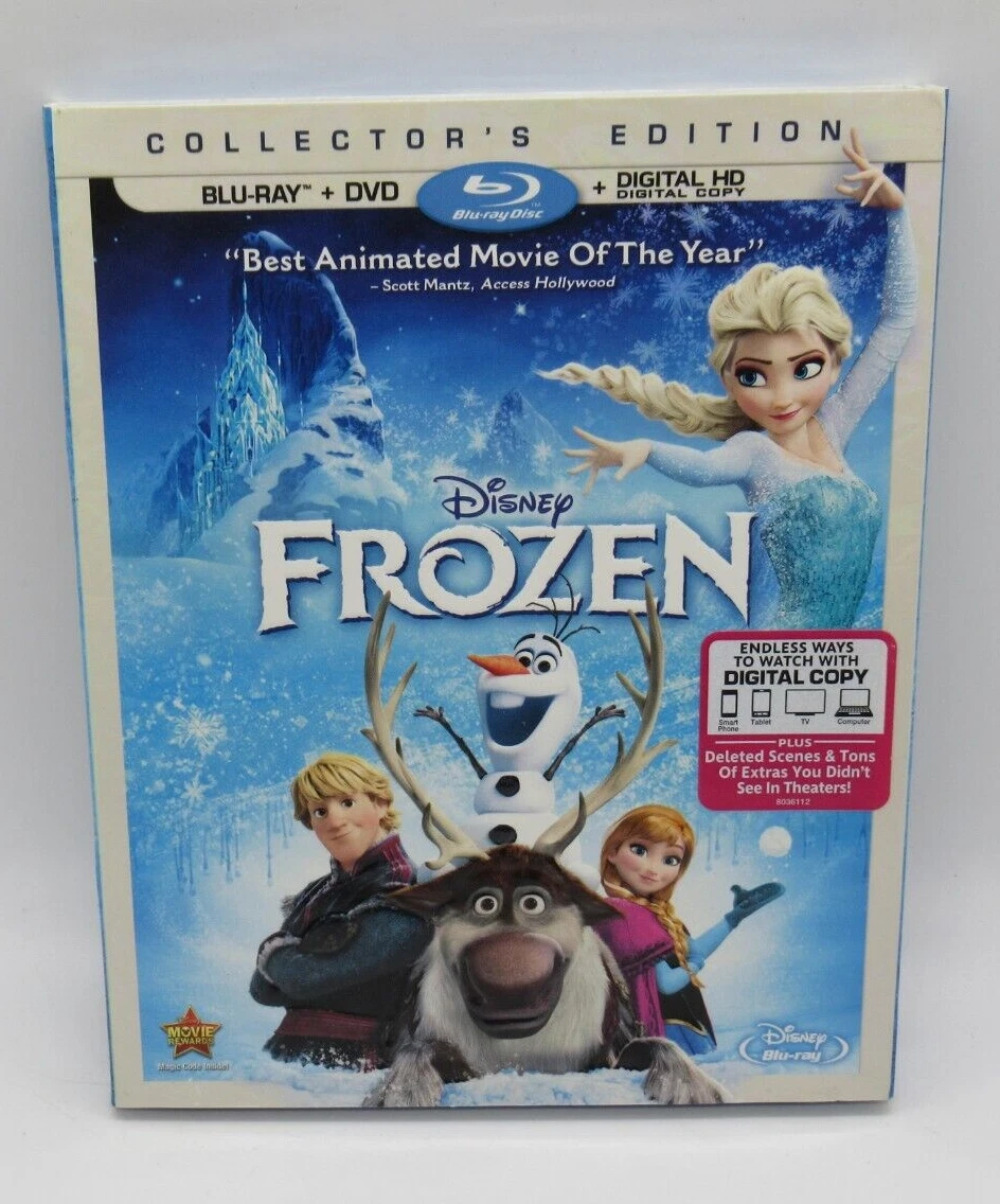 Frozen Blu Ray Disc