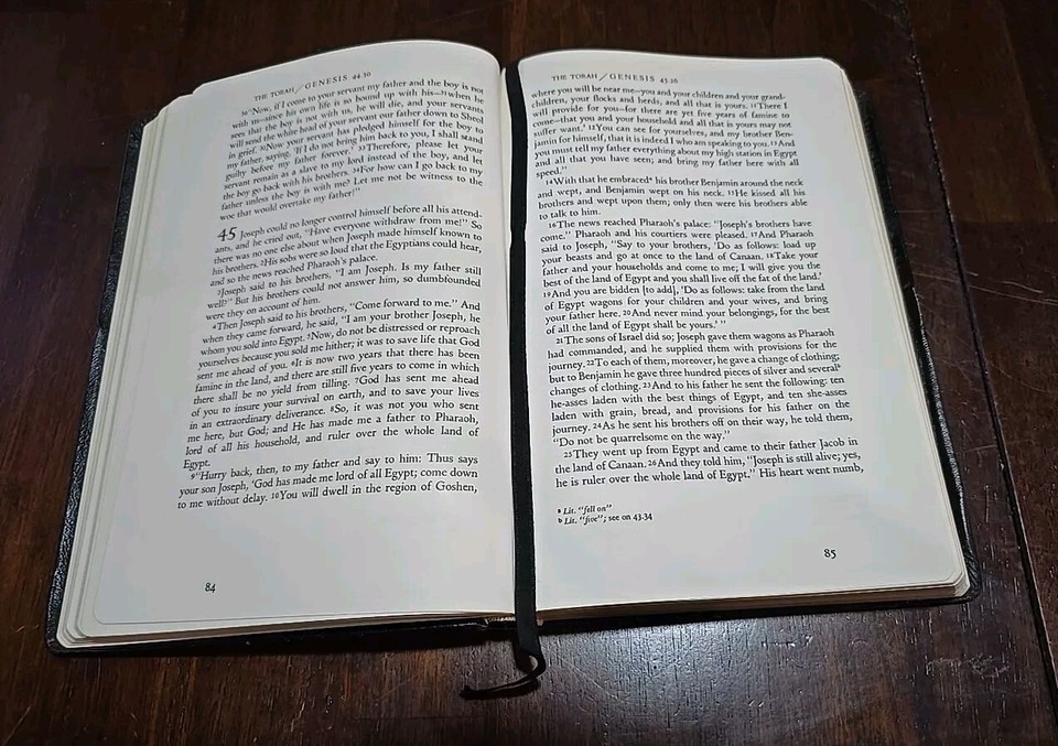 The Torah Five Books of Moses 1962 First Ed Leather 1st Ed 7th ...