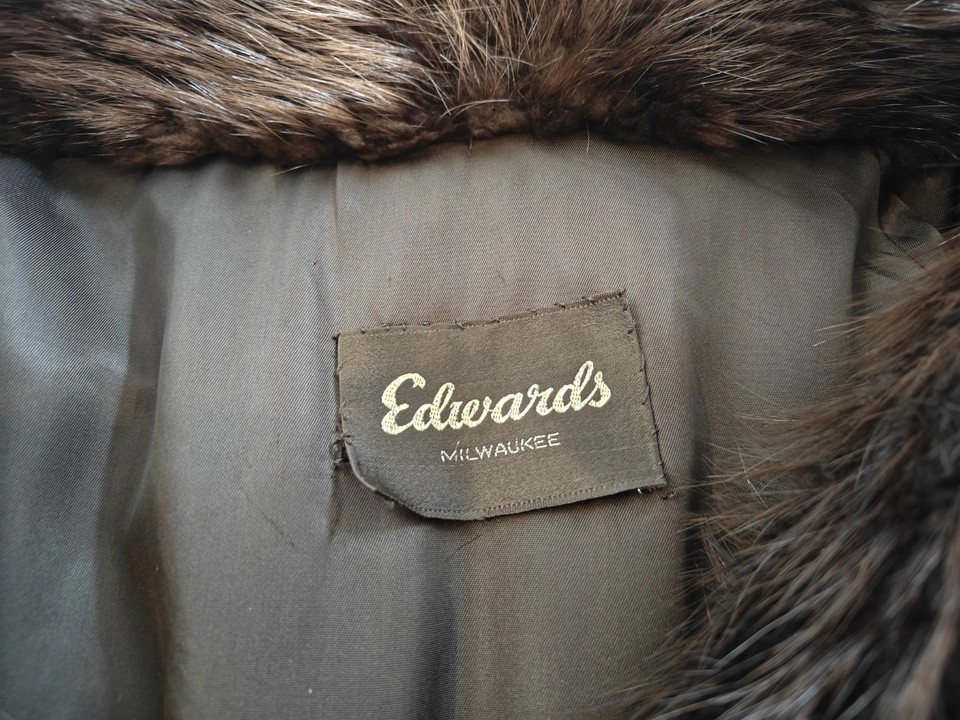 MEN'S GENUINE REAL RICH BEAVER FUR COAT JACKET LARGE NATURAL PLETS SZ L ...