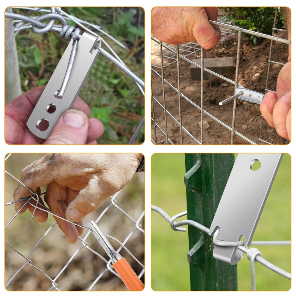 4pcs Fence Wire Twister for T Post Clips Fence Wire Tensioning Tool ...