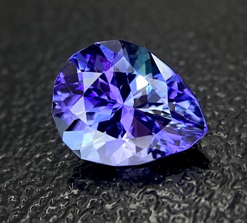 Natural Tanzanite 10x8 mm, Pear Cut Faceted Gemstone Weight-2.59 Cts ...