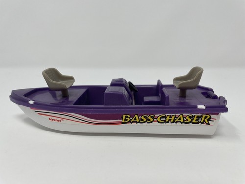 Vintage Nylint Bass Chaser Boat 7” Plastic Fishing Boat Toy -Boat Only ...