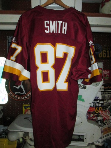 JERRY SMITH Vtg 90s y2k Modern Game Cut Washington Redskins Authentic ...