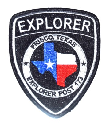 FRISCO – EXPLORER - TEXAS TX Sheriff Police Patch STATE SHAPE OUTLINE ...