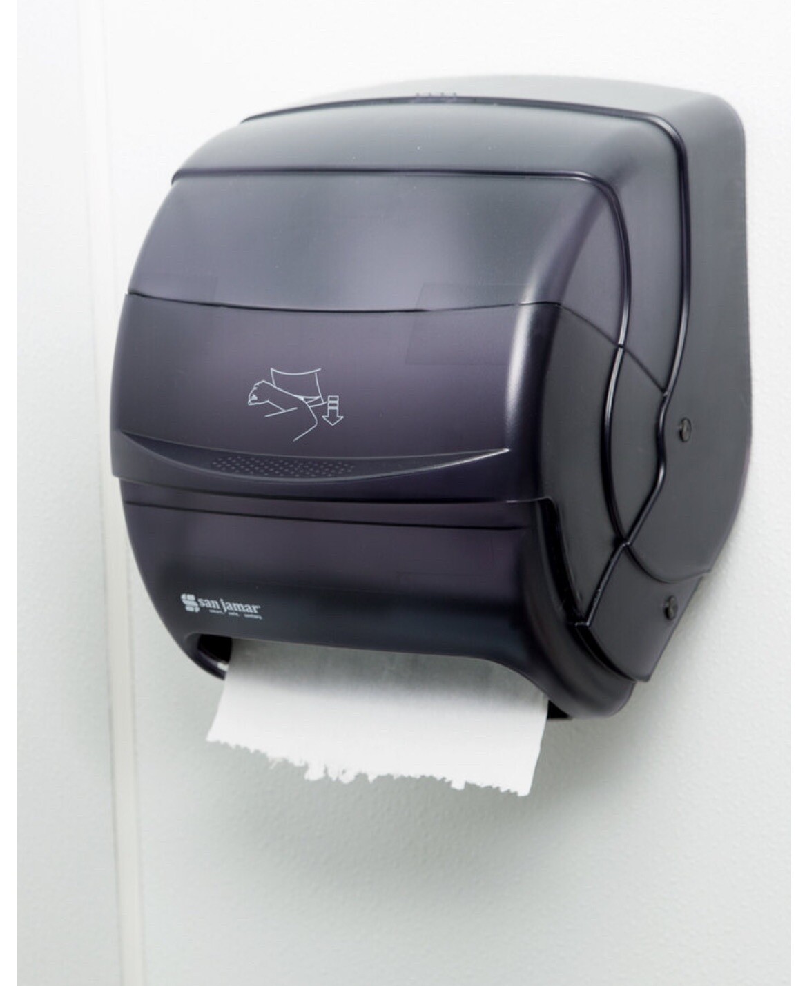San Jamar T850TBK Element Lever Roll Towel Dispenser, Black | eBay