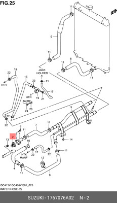 Genuine OE Thermostat 1767076A02 for Suzuki 17670-76A02 | eBay
