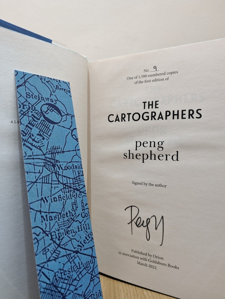Signed-First Edition-The Cartographers by Peng Shepherd-Sprayed Edge ...