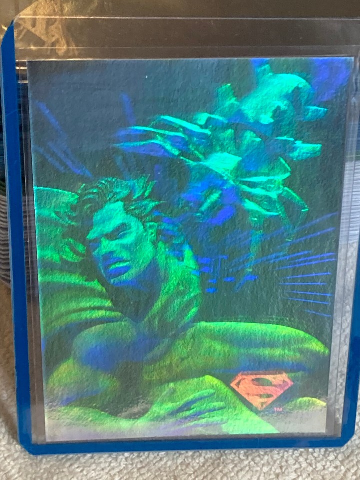 Superman Holo Series Trading Cards 1996 Fleer/SkyBox Silver BASE DC ...