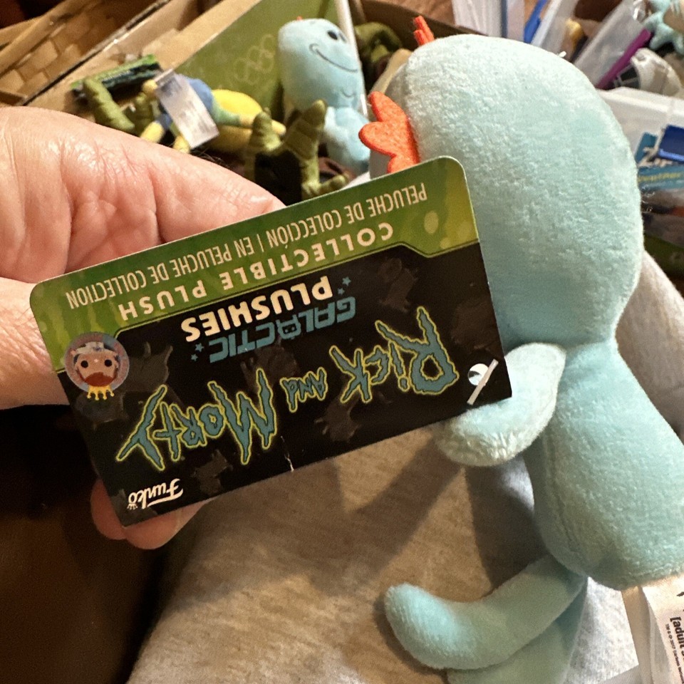 Funko Galactic Plushies Rick and Morty MR. MEESEEKS Angry Face Plush ...