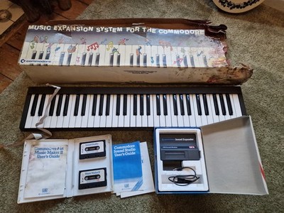 Commodore 64 128 c64 Music Expansion Pack Sound Expander Keyboard sound ...