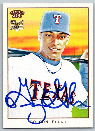2009 Topps 206 #74 Greg Golson SIGNED Texas Rangers | eBay