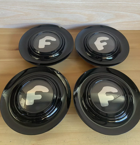 4pcs Set BLACK CHROME Forgiato Floating Center Caps Forgiato XL Hubcap ...