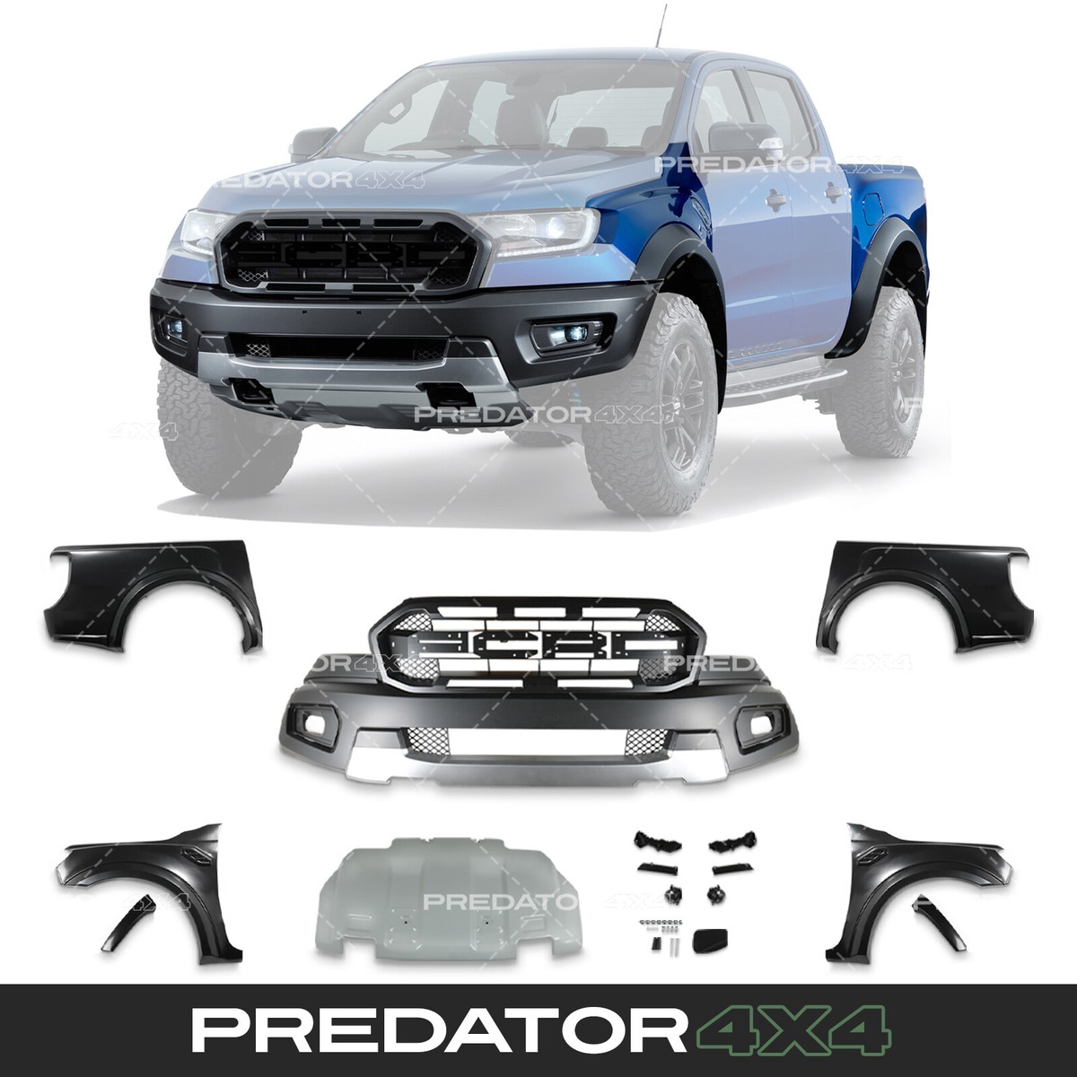 2003 Ford Ranger Raptor Body Kit Ford Ranger PX/Raptor Dual Cab