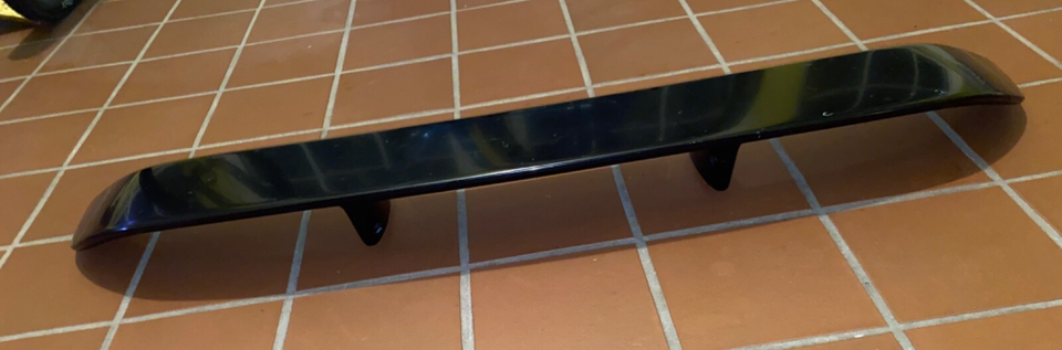 1993-1997 HONDA DEL SOL REAR WING SPOILER DECK LID TRIM , BLACK, OEM ...