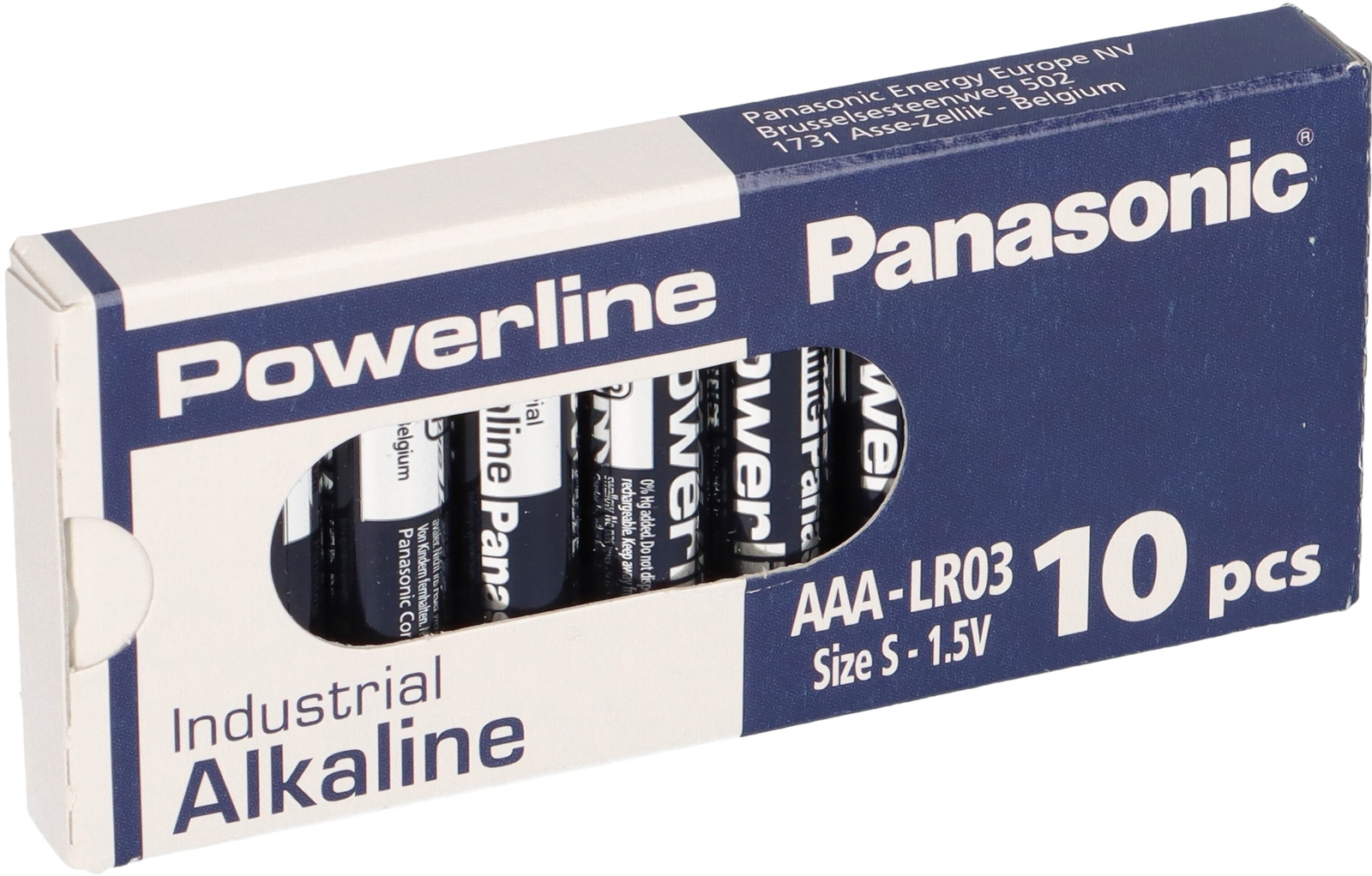 10x MICRO AAA LR03 MN2400 Batterie PANASONIC POWERLINE INDUSTRIAL ...