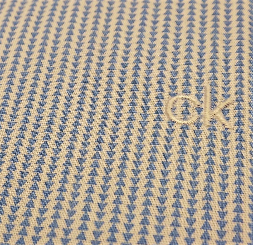 Calvin Klein Men's Easy Care Slim Fit Printed Shirt K10K1053820 GY ...