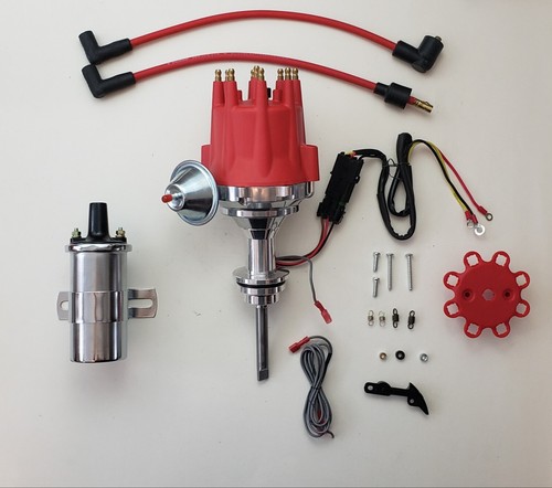 1957-58 CHRYSLER HEMI 392 SMALL CAP PRO SERIES HEI Distributor + CHROME ...