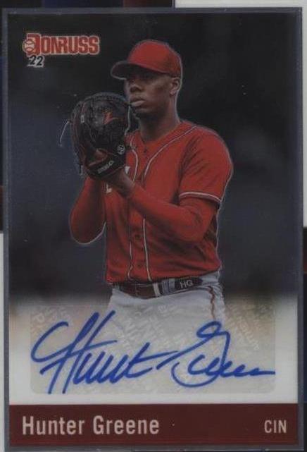 2022 Panini Donruss Optic - Retro 1988 Signatures Hunter Greene #R88S ...