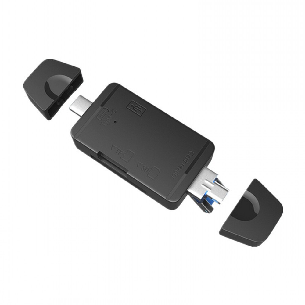 6 In 1 SD Card Reader USB C Card Reader USB 2.0 TF/Micro SD Smart ...