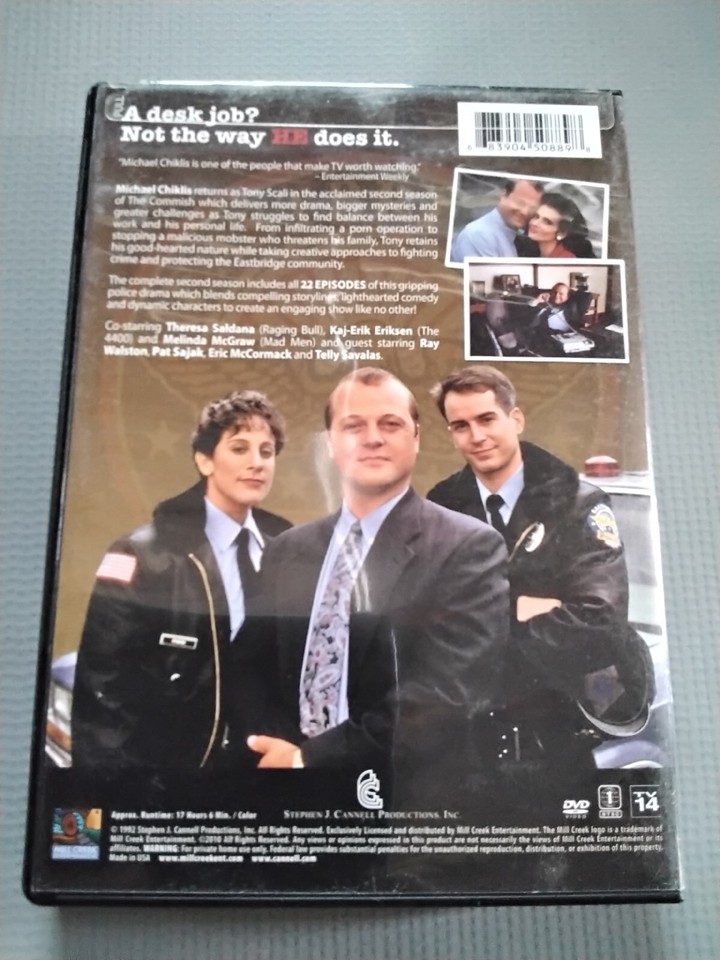 The Commish - The Complete Second Season (DVD, 2010, 4-Disc Set) NEW ...