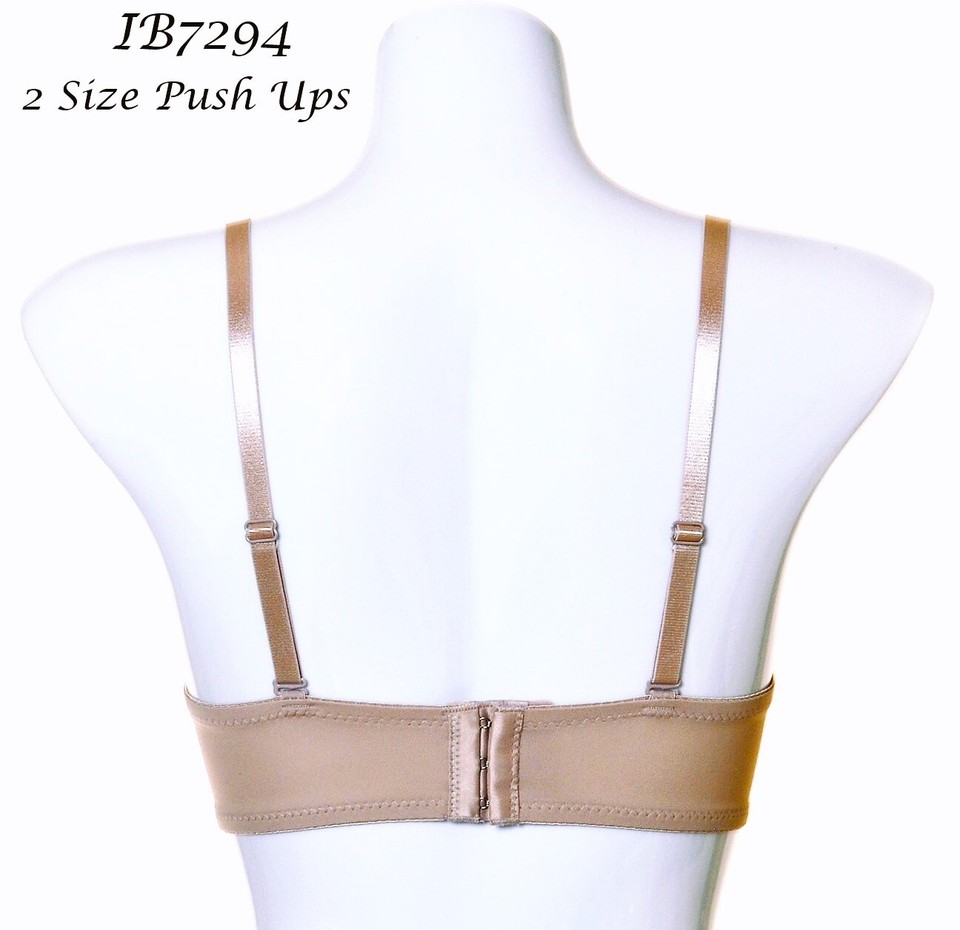 LOT 1-3 Bra EXTREME DOUBLE PUSH UP Add 2 Cup Sizes Padded Bras ...