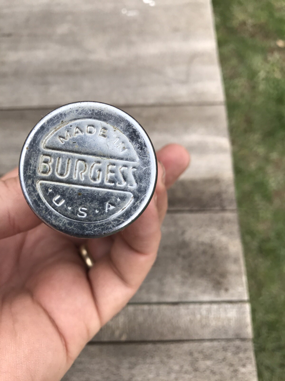 Retro Burgess Flashlight Maroon Color Deco Style Small | eBay