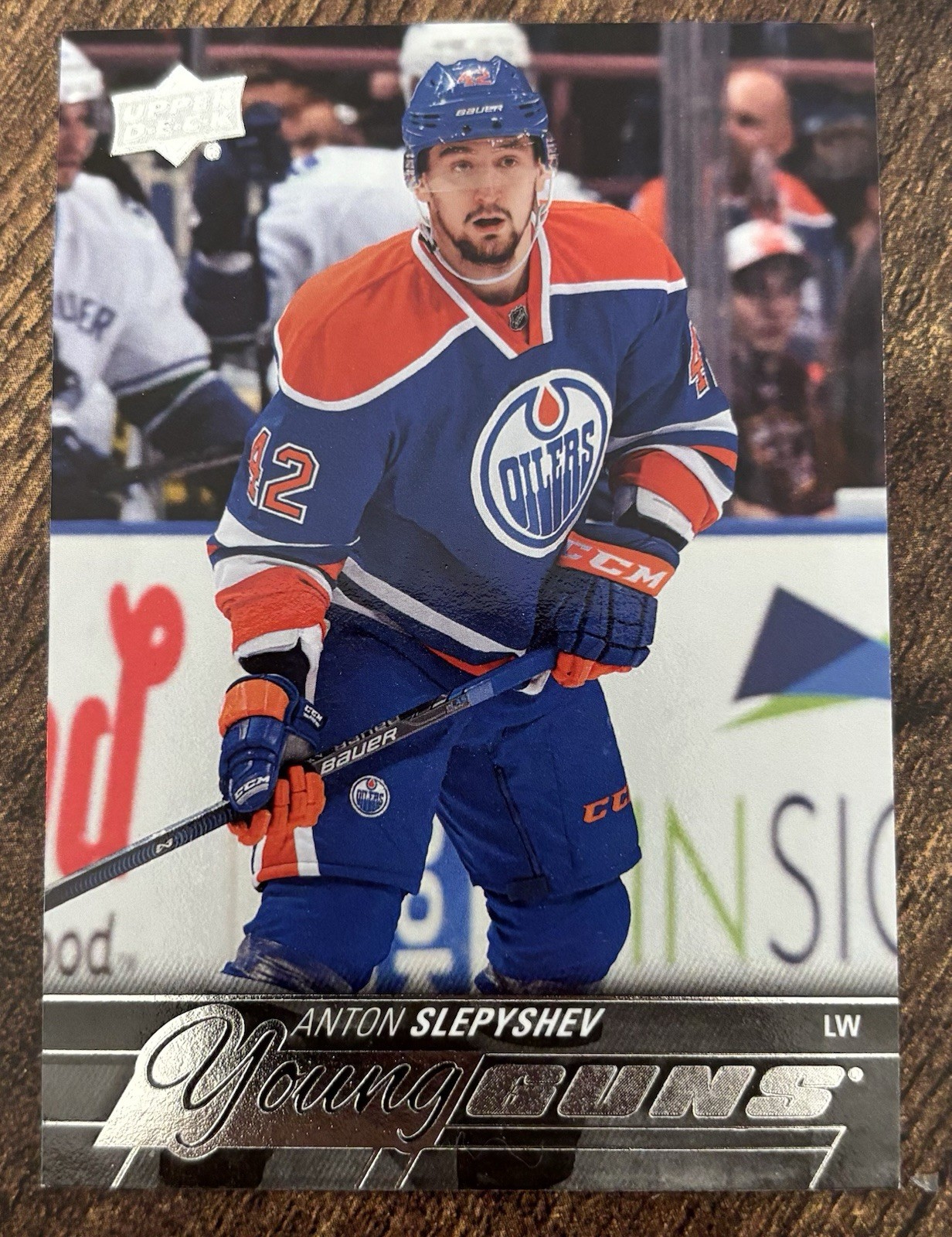 2015-16 Upper Deck Series 1 Anton Slepyshev Young Guns #237 Edmonton ...