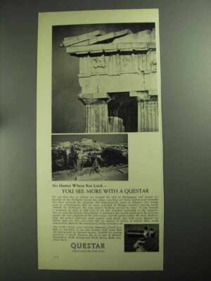 1968 Questar Telescope Ad - You See More With | eBay