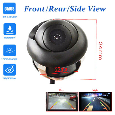 360° CCD Color Car Front / Side / Rear View Parking Camera + Switch ...