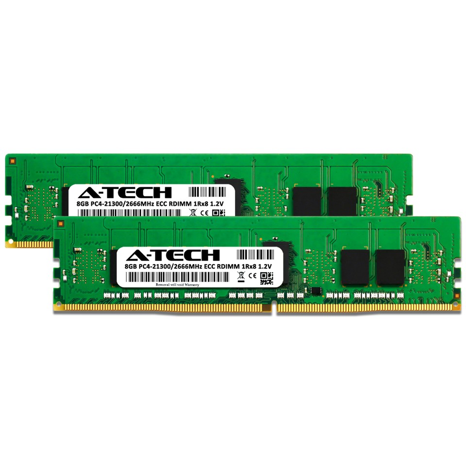 16GB 2x 8GB PC4-2666 RDIMM GIGABYTE R270-R3C MD70-HB0 H27N-H70 Memory ...