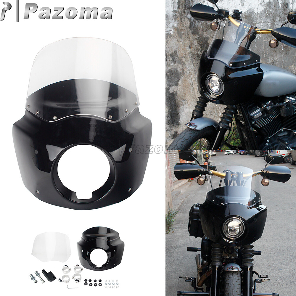 Detachable Headlight Fairing For Harley Dyna Low Rider FXDL/ FXDLS /EFI ...