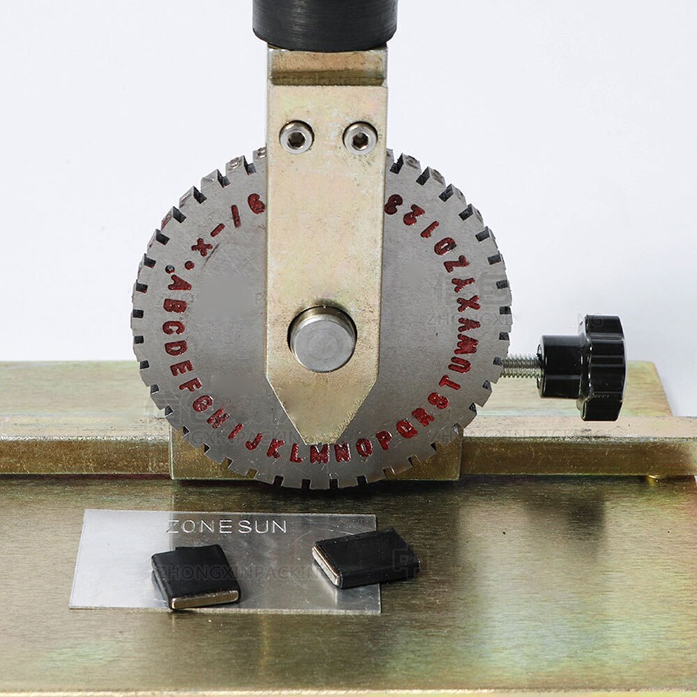 Metal Plate Stamping Embosser Manual Metal Marking Machine 6mm Dog Tag ...