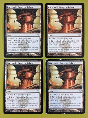 Rix Maadi, Dungeon Palace x4 Dissension 4x Playset Magic the Gathering ...