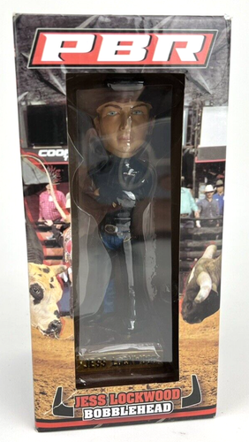 PBR Professional Bull Riders Rodeo Bobblehead Jess Lockwood 2017 RARE ...