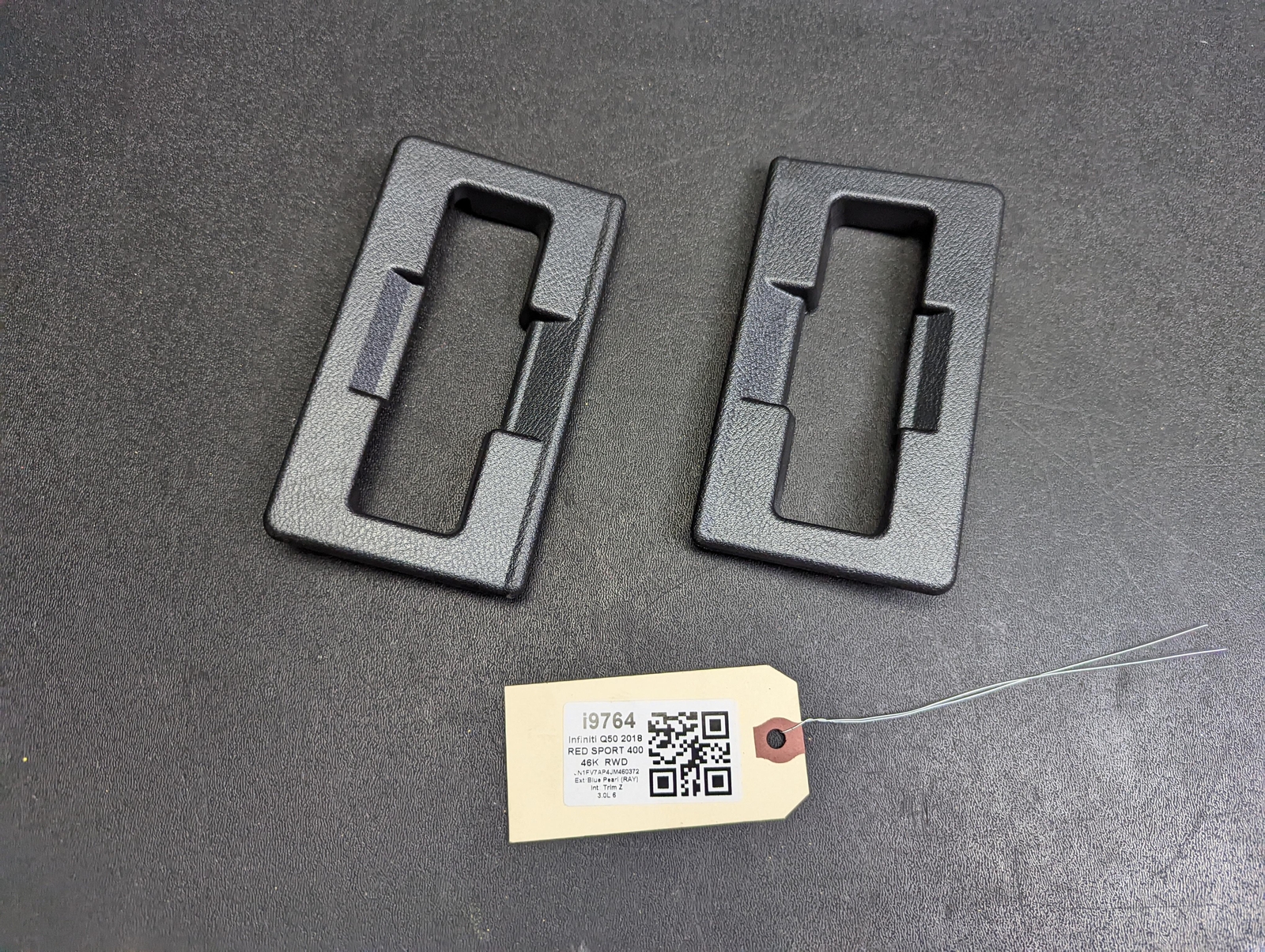 2PC Rear Seat Right & Left Striker Covers 2018 Infiniti Q50 88643-4GA0A ...