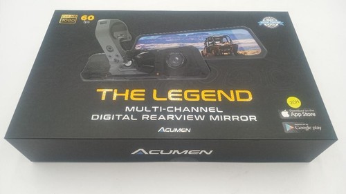 The Legend Acumen 2 channel rearview mirror 1080 HD 60fps | eBay