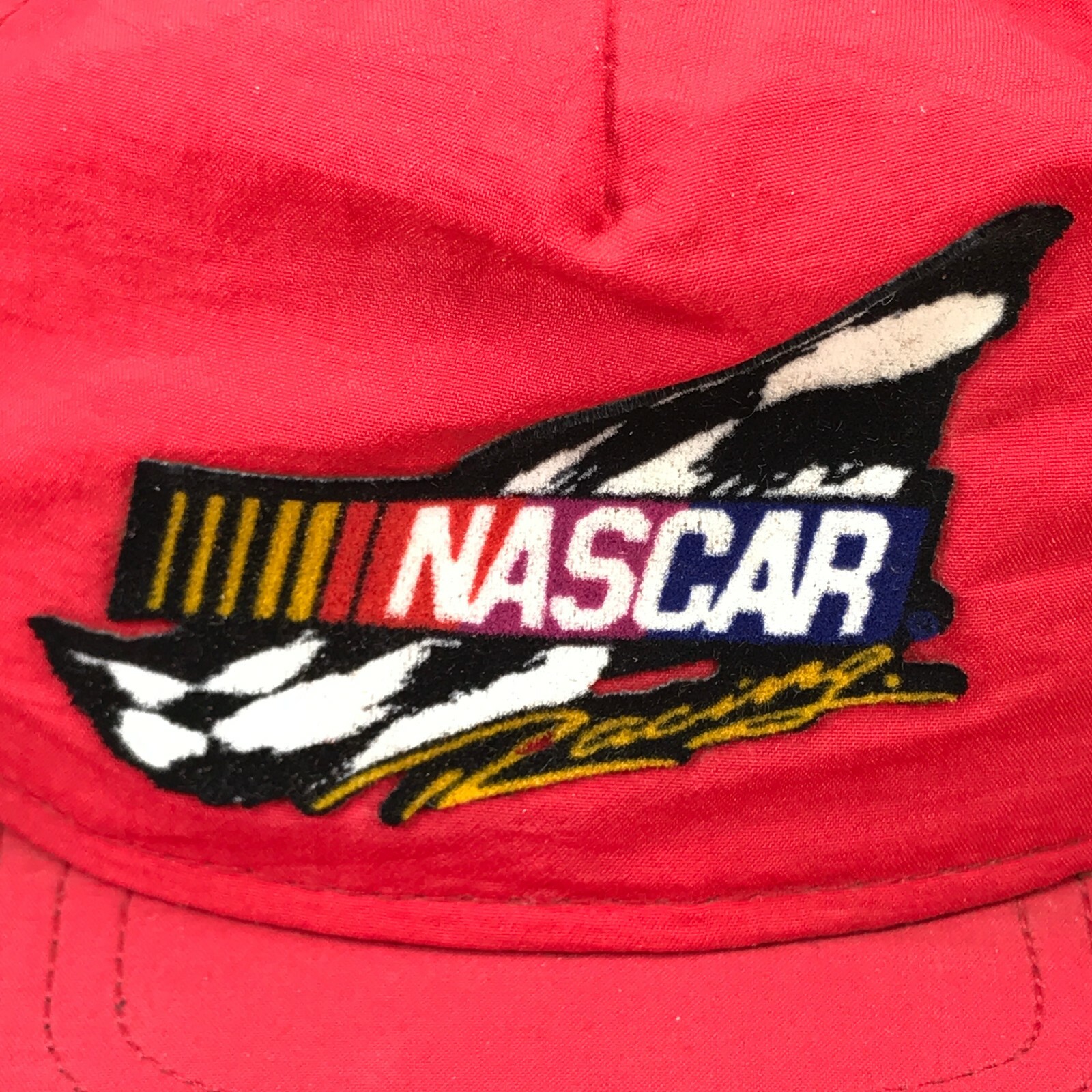 Vintage NASCAR Racing Red Hat AP Exhaust Systems Swingster Brand 80's ...