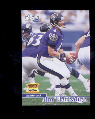 1999 Sports Illustrated JIM HARBAUGH Baltimore Ravens Greats of the ...