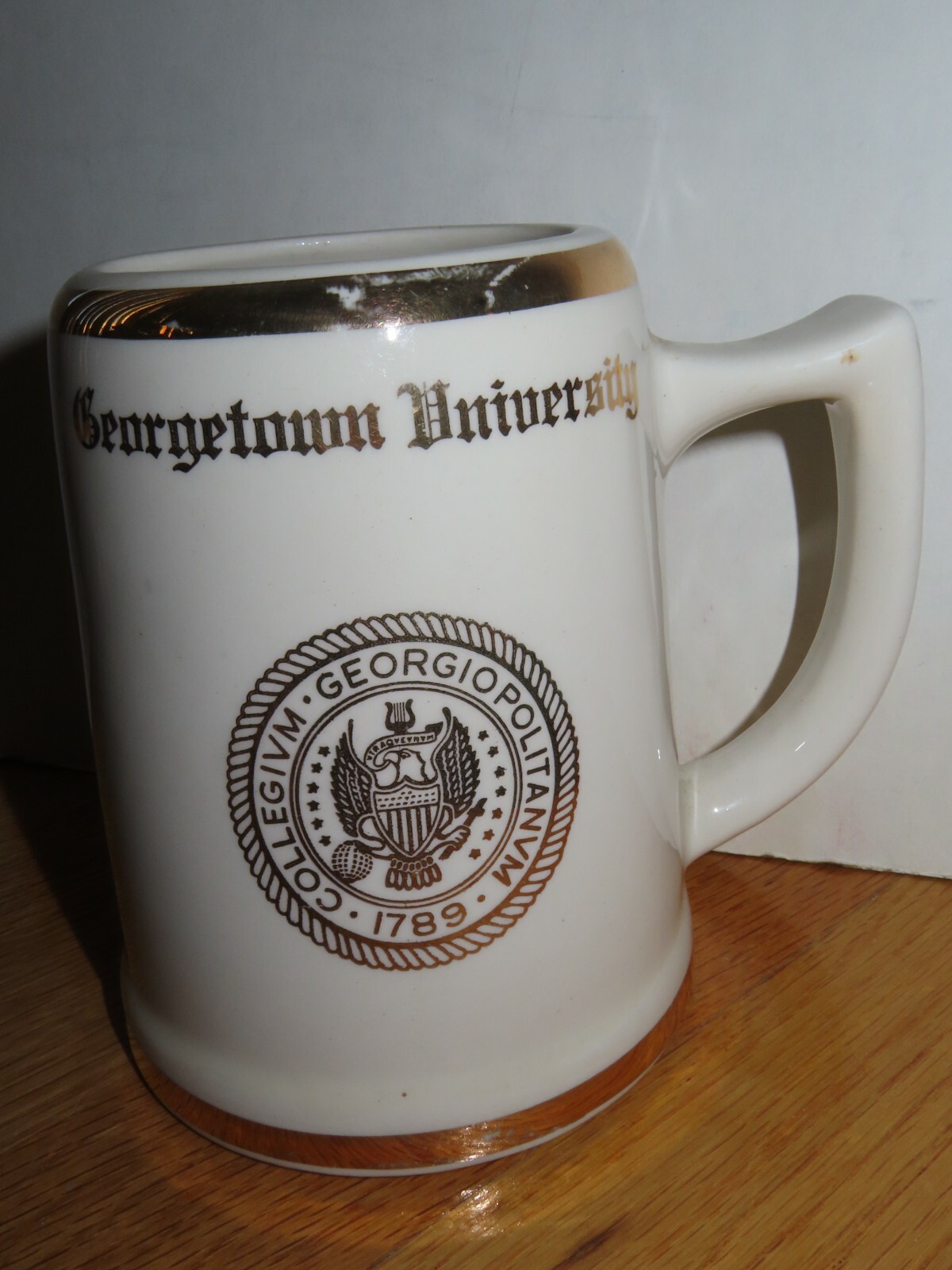 Vintage GEORGETOWN UNIVERSITY HOYAS 5" Ceramic Mug | eBay