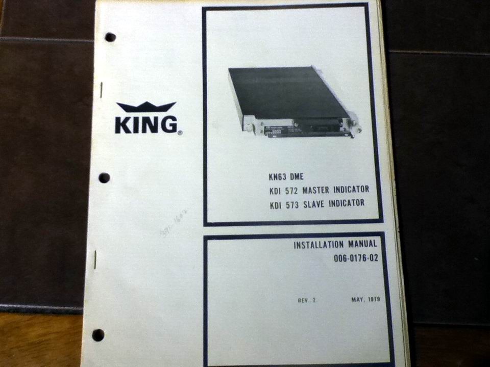 King KN-63 DME with KDI-572 & KDI-573 Indicator Install Manual | eBay