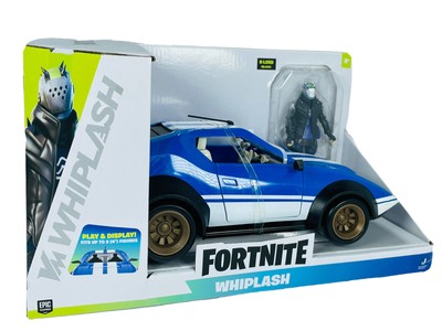Jazwares Fortnite Whiplash Blue White Car Vehicle With X-Lord Action ...