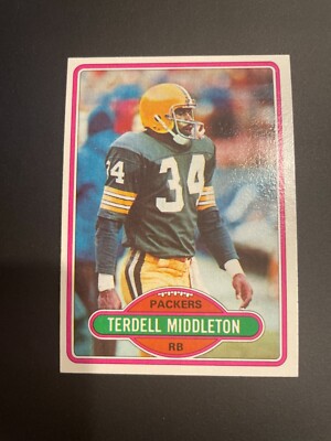 1980 Topps #127 Packers Terdell Middleton Football Card | eBay