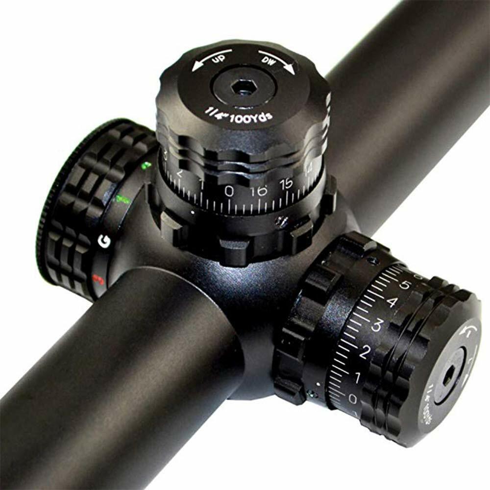 Sniper 6-24x50AOL Rifle Scope illuminated W/ Quick Lock and Zero W/E ...