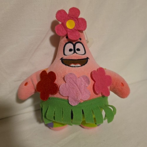 Spongebob Squarepants Patrick Star Plush Hawaii Hula Lei | eBay