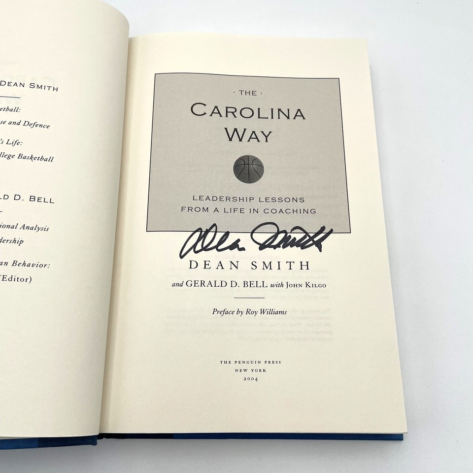 THE CAROLINA WAY by Dean Smith 2004 HC/DJ First Edition SIGNED | eBay